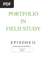 Field Study 1 PORTFOLIO TEMPLATE | PDF