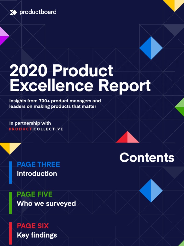 State of Product Excellence - Product Board | PDF | Innovation | Goal