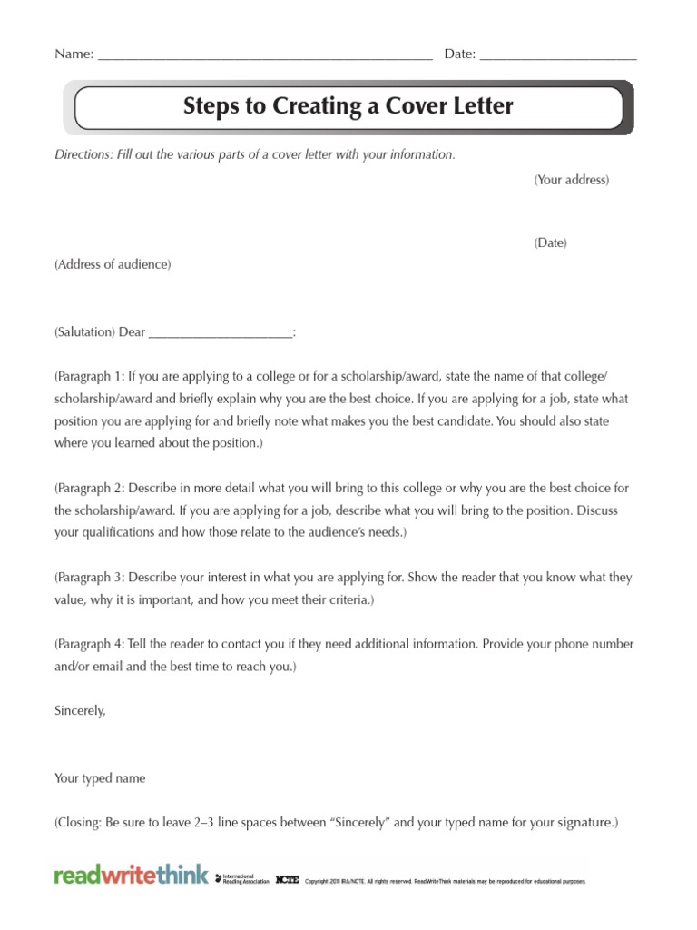 A Guide to Crafting a Successful Cover Letter | PDF