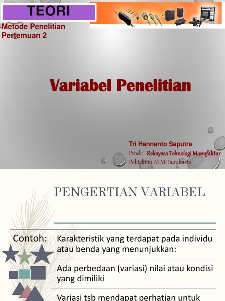 Variabel Penelitian dalam Metode R&D | PDF