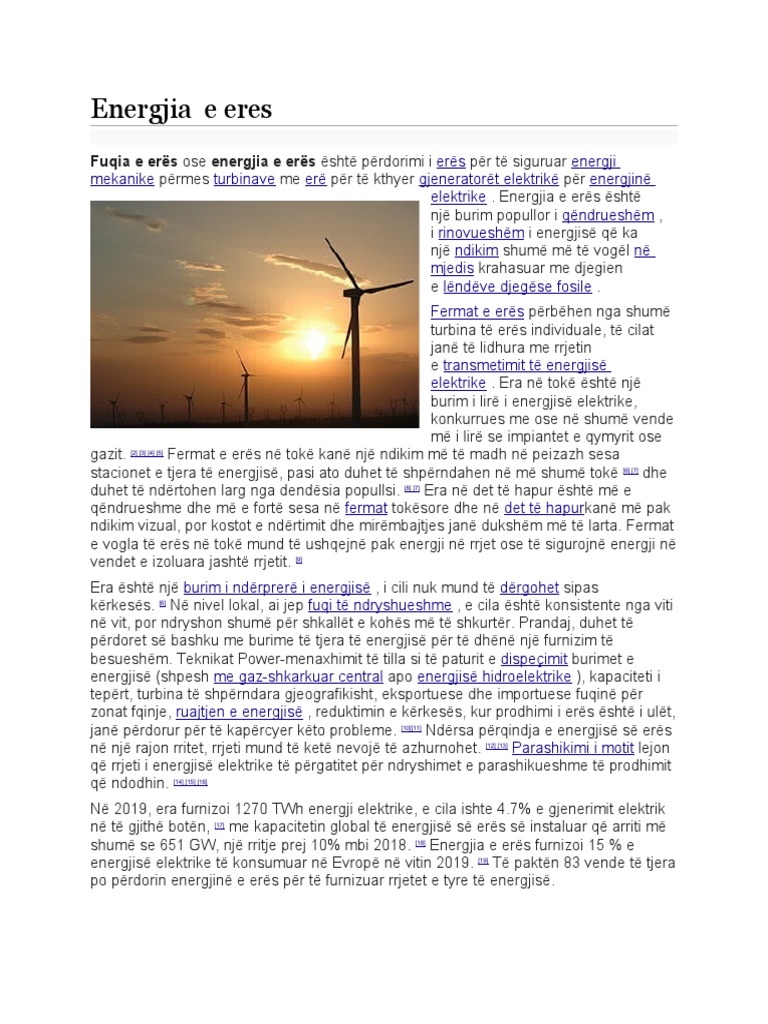 Energjia e Eres | PDF