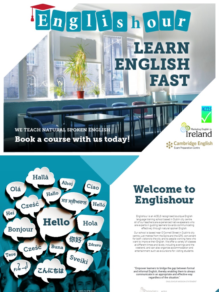 Learn English Fast: Book A Course With Us Today! | PDF | Learning ...
