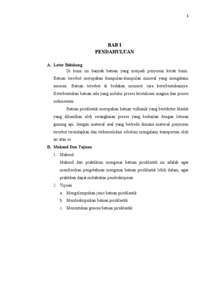 Batuan Piroklastik | PDF | Ilmu Sosial | Sains & Matematika