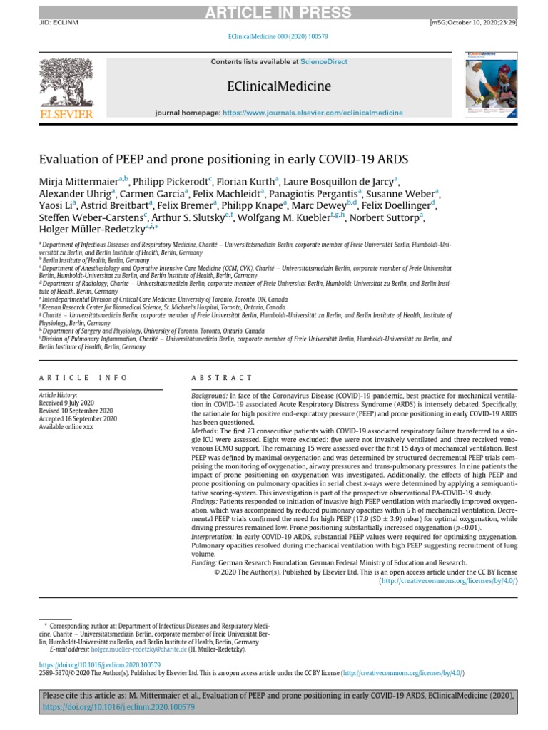 Prone 1 | PDF | Pulmonology | Health Sciences