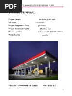 Project Proposal For The Construction of Fuel Station Service | PDF ...