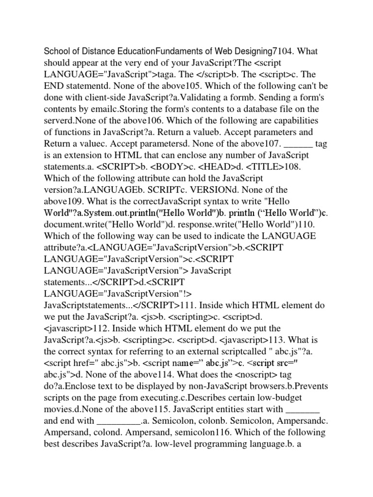 Fundamentals of JavaScript: An Analysis of Common JavaScript Questions ...