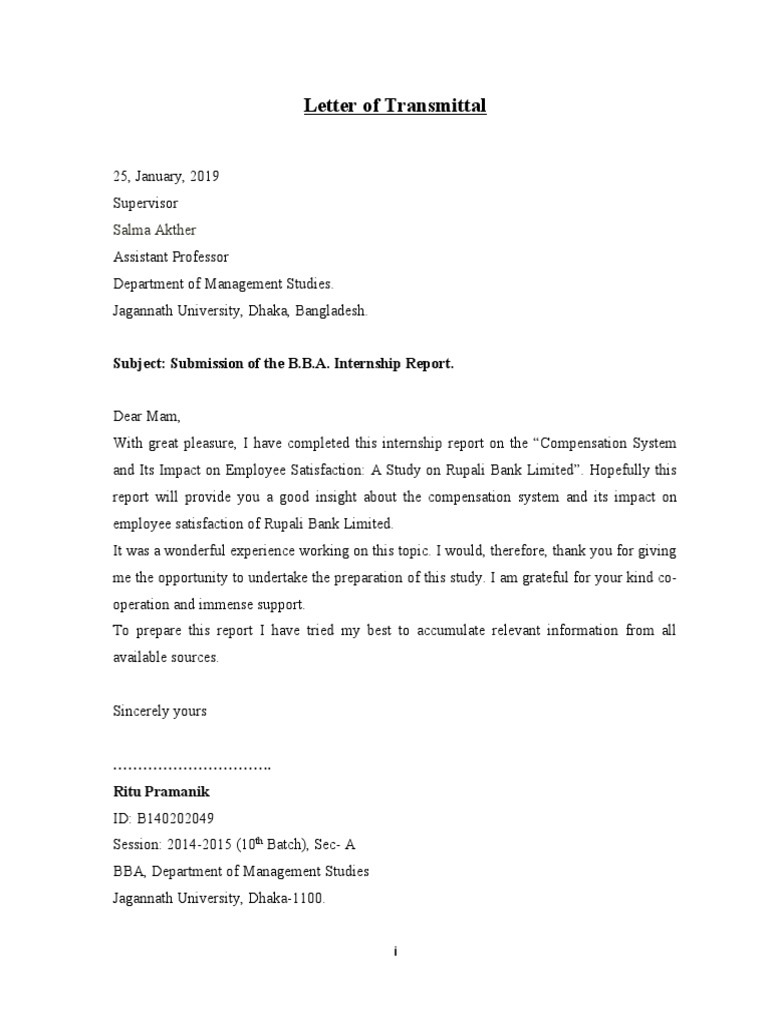 Initial Pages of Report | PDF | Job Satisfaction | Customer Satisfaction