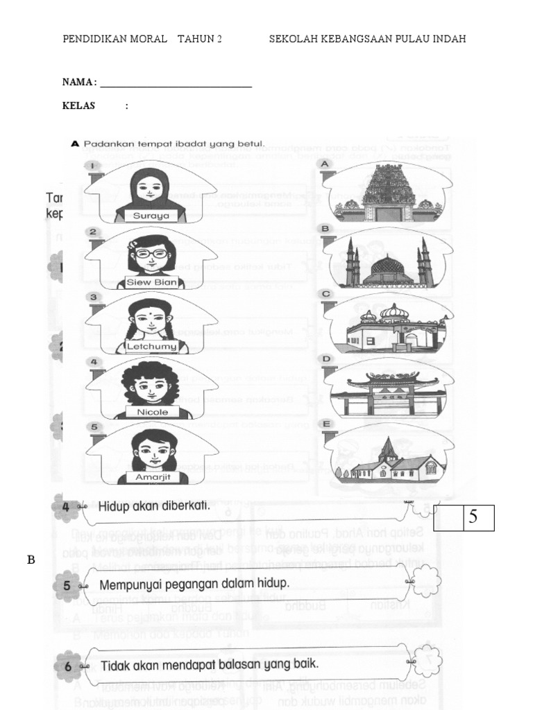 Moral Tahun 2 Pendidikan Moral | PDF
