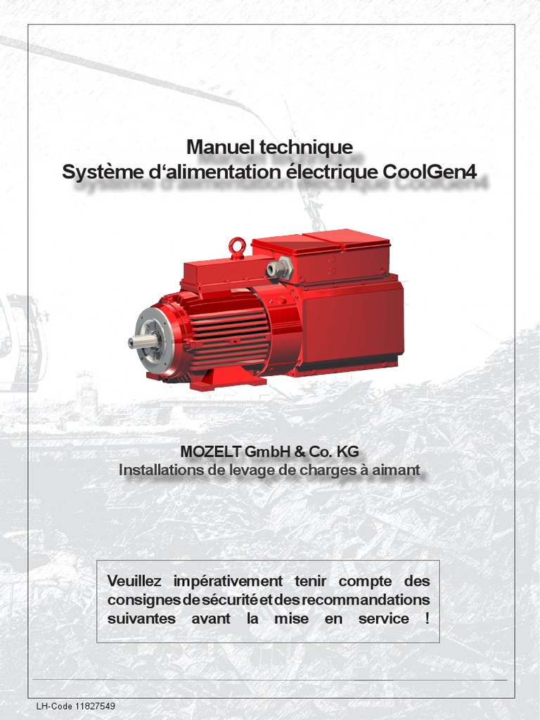 CG4-Rev 1 08-2014 FR | PDF | Générateur électrique | Compatibilité ...