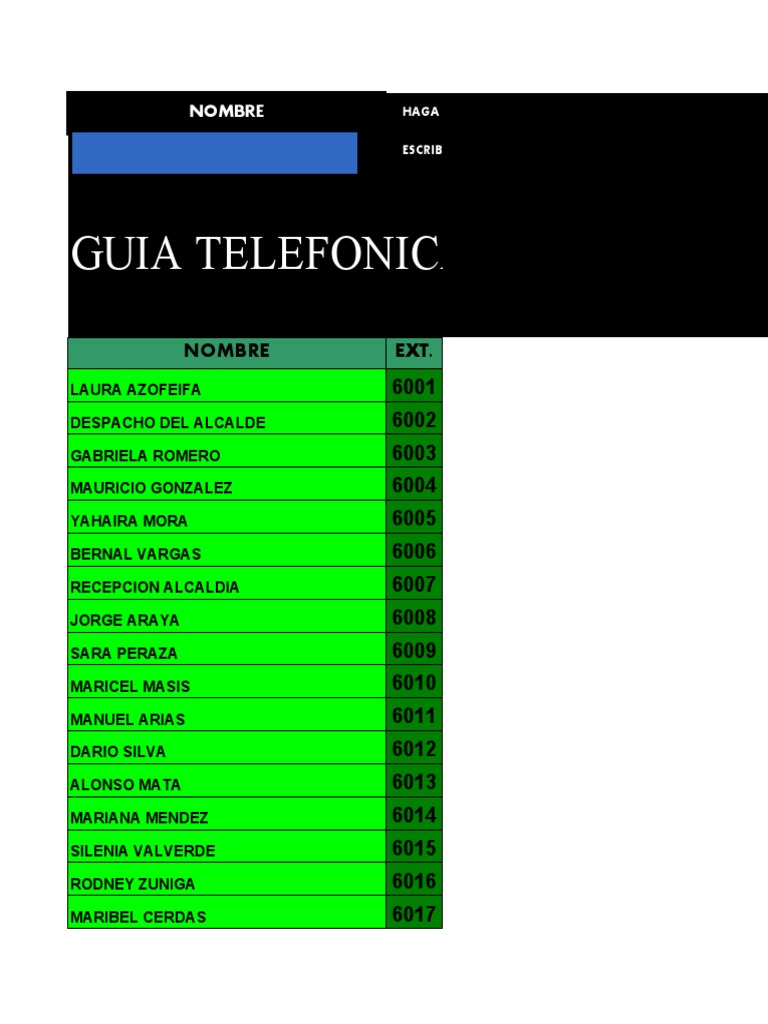 Guia Telefonica Interactiva 2016 | PDF | Gobierno local | Gestión de ...