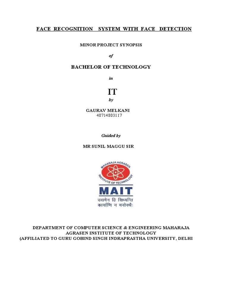 Face Recognition System With Face Detection | PDF | Artificial ...