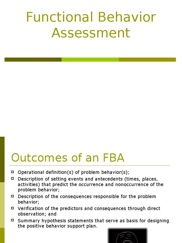 Functional Behavior Assessment | PDF | Behavior Modification | Psychology