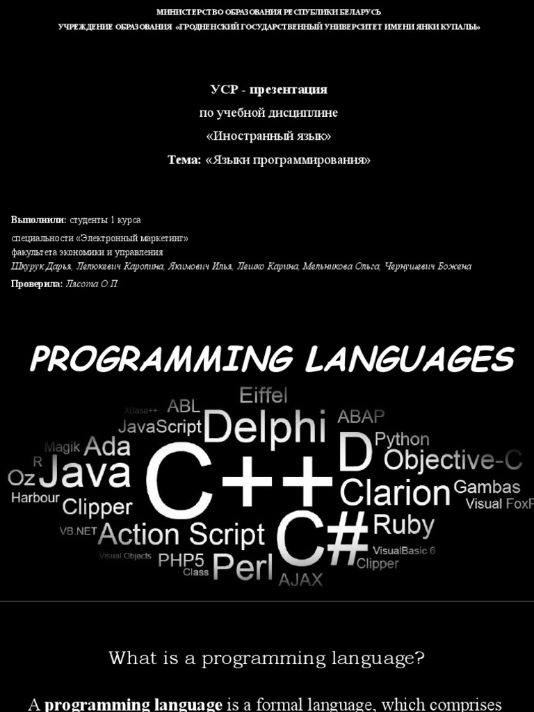 Programming Languages | Download Free PDF | Programming Paradigms ...