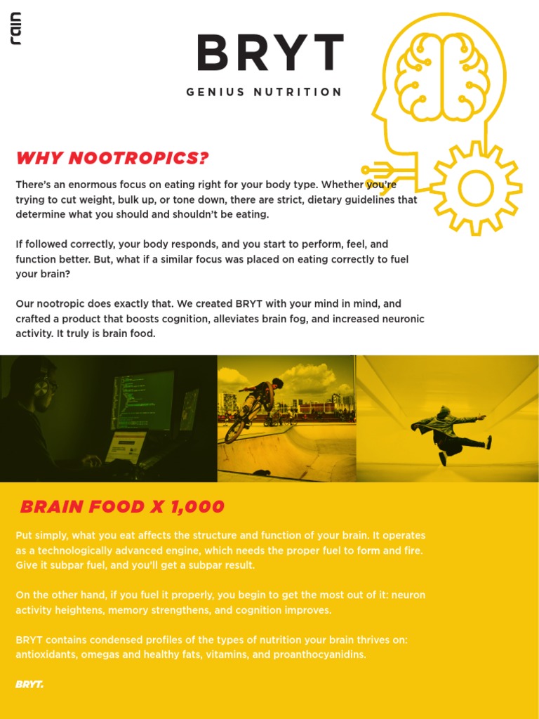 BRYT Fact Sheet | PDF | Dietary Supplements | Vitamin C