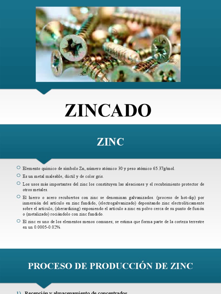 S11 Zincado | PDF | Zinc | Rieles