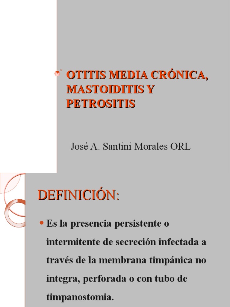 Omc, Mastoiditis y Petrositis | PDF | Epitelio | Medicina CLINICA