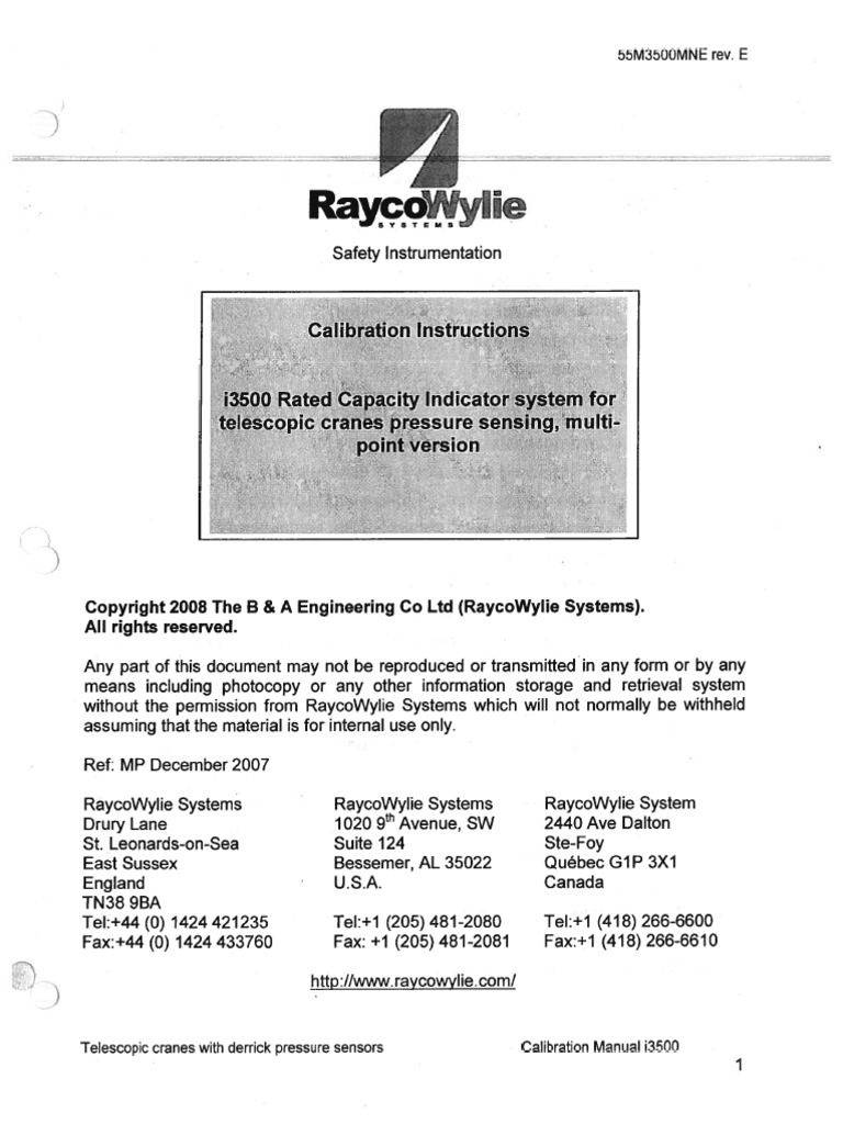 3500 Calibration Instructions | PDF