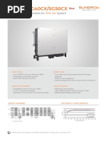 Sungrow 125CX-P2 Datasheet V4 EN | PDF | Alternating Current | Mains ...