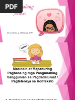 Yunit V - Pantayong Pananaw, Pantawang Pananaw, Teorya NG Banaga ...