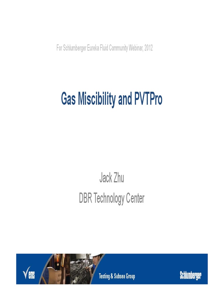 Gas Miscibility and PVT Pro PDF | PDF | Enhanced Oil Recovery | Phase ...