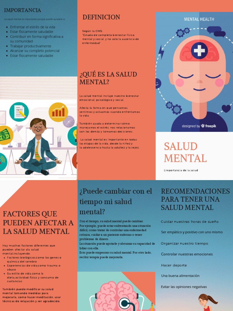 Triptico Completo | PDF | Salud mental | Estrés (biología)