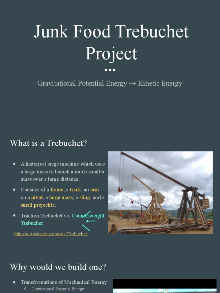 Trebuchet Project Introduction - Cookie Version | PDF | Physics ...