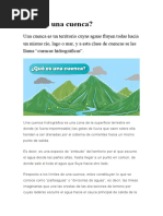 Definición y Características del Cauce | PDF