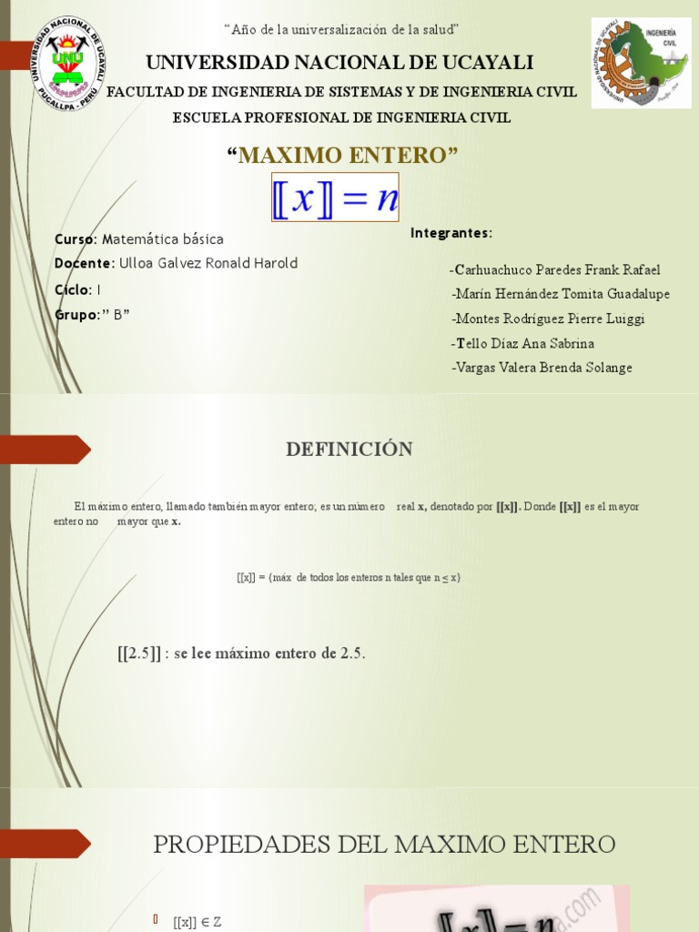 Diapositiva OFICIAL de MAXIMO ENTERO | PDF