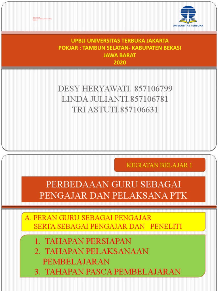 Power Point Modul 4 PTK | PDF