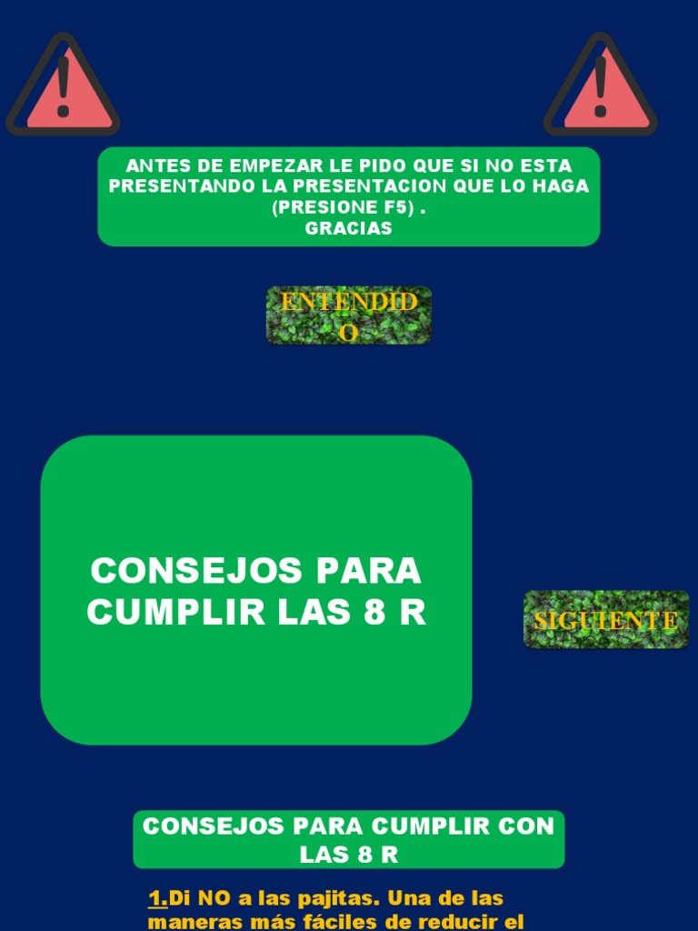 Las 8 R | PDF | Reciclaje | Residuos