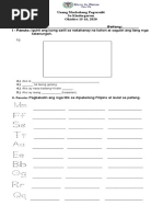 Grade 1 - Babala Worksheets | PDF