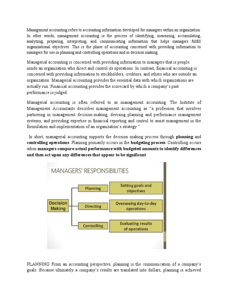 Managerial Accounting | PDF | Management Accounting | Accounting
