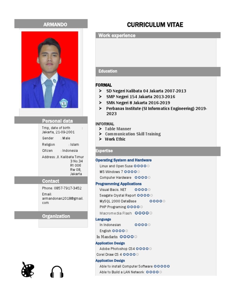 Armando's Curriculum Vitae | PDF
