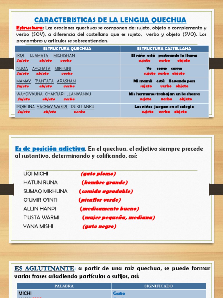 Clase 2 Quechua-Basico PDF | PDF | Verbo | Asunto (gramática)