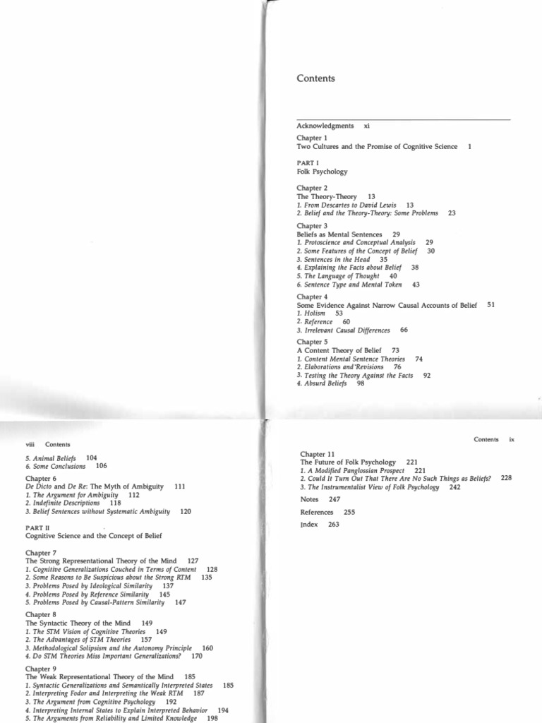 1983 Stich, Stephen P. - From Folk Psychology To Cognitive Science. The ...
