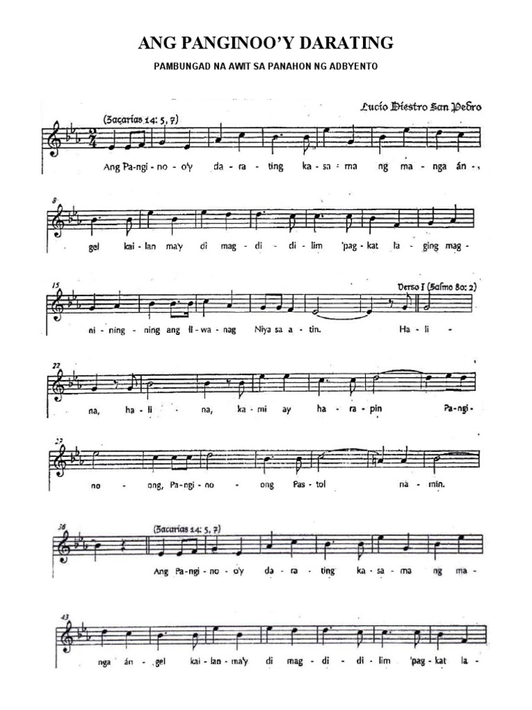 Ang Panginoo'y Darating | PDF