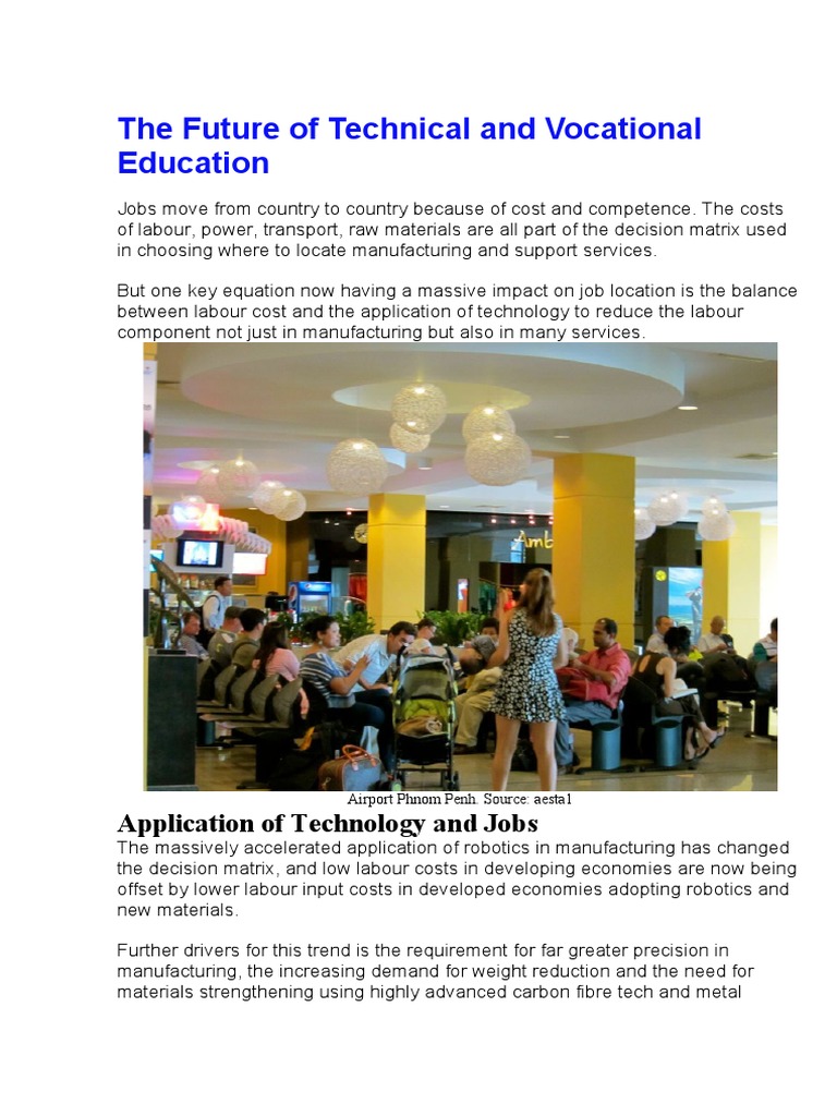 Future Curriculum For Tvet | PDF | Vocational Education | Labour Economics