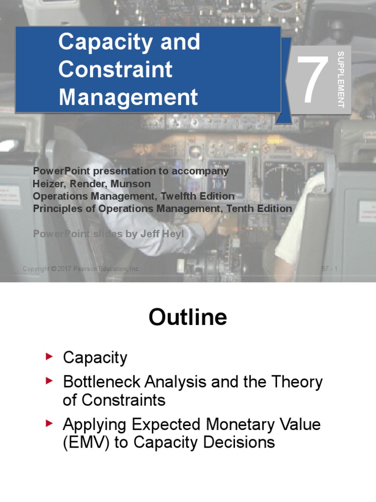 Capacity and Constraint Management | PDF | Human Resources | Business