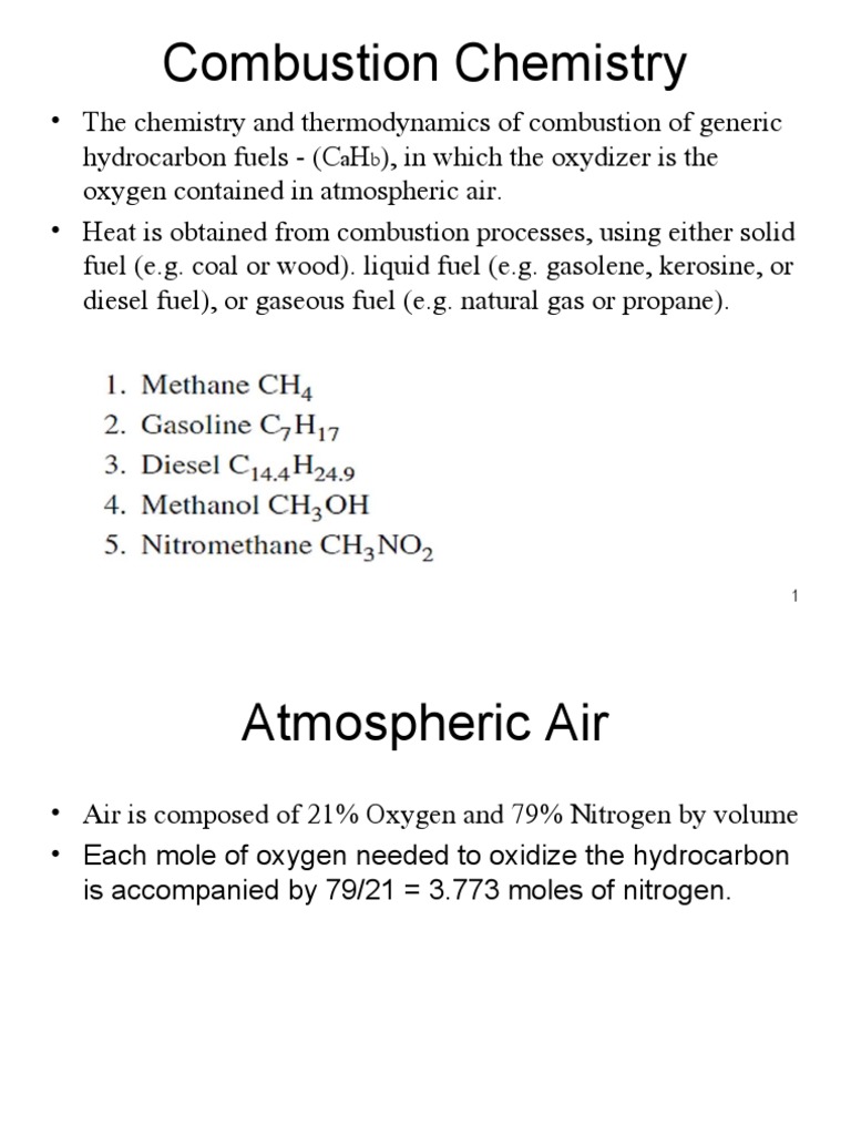 Fuel-Air Mixture (ICE) | PDF | Stoichiometry | Combustion