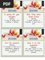 Idioms Anchor Chart for Students | PDF