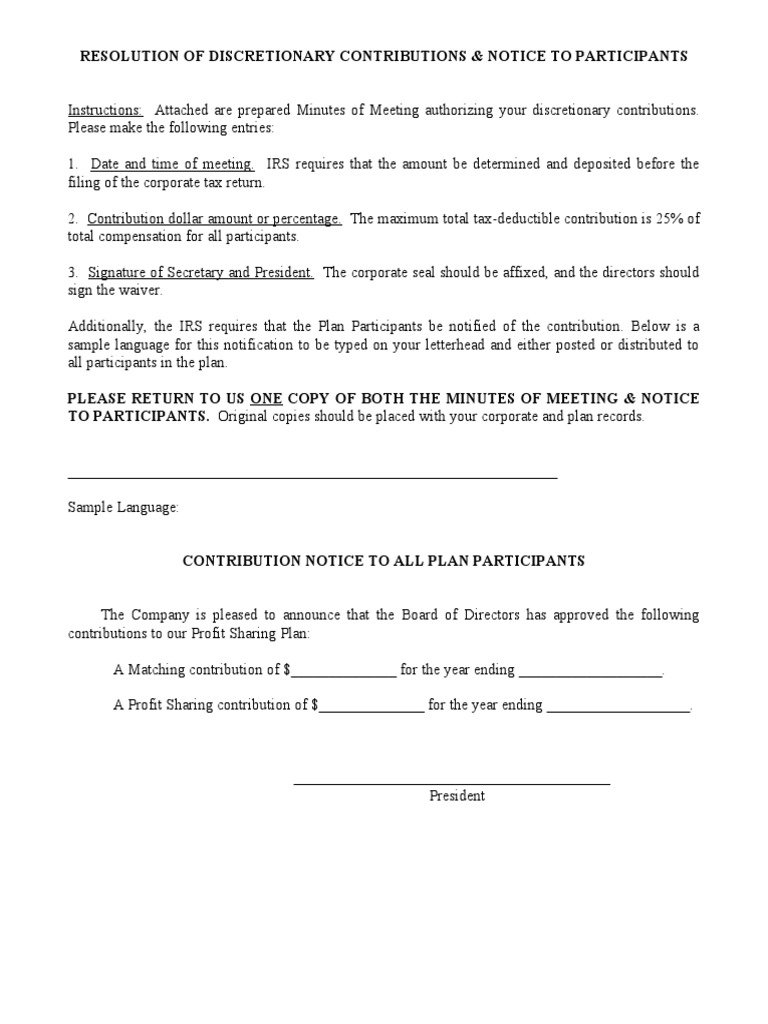 Sample Board Resolution | PDF | Board Of Directors | Corporations