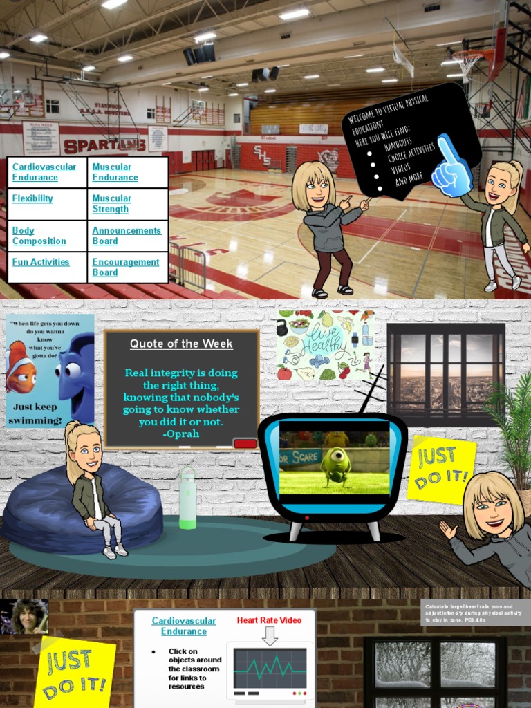Bitmoji Classroom | PDF | Flexibility (Anatomy) | Hobbies