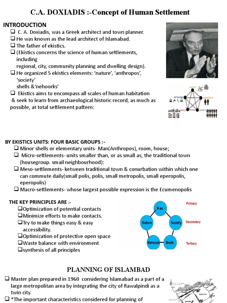 Doxiadis and the Science of Ekistics | PDF