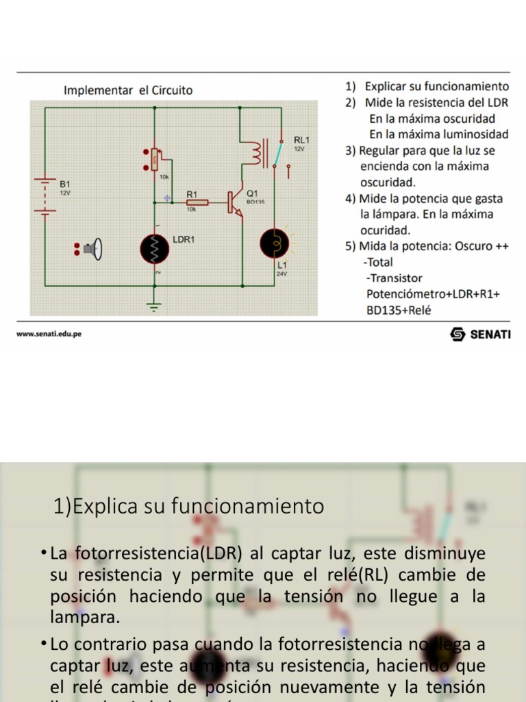 Funcionamiento de Fotorresistencias LDR | PDF