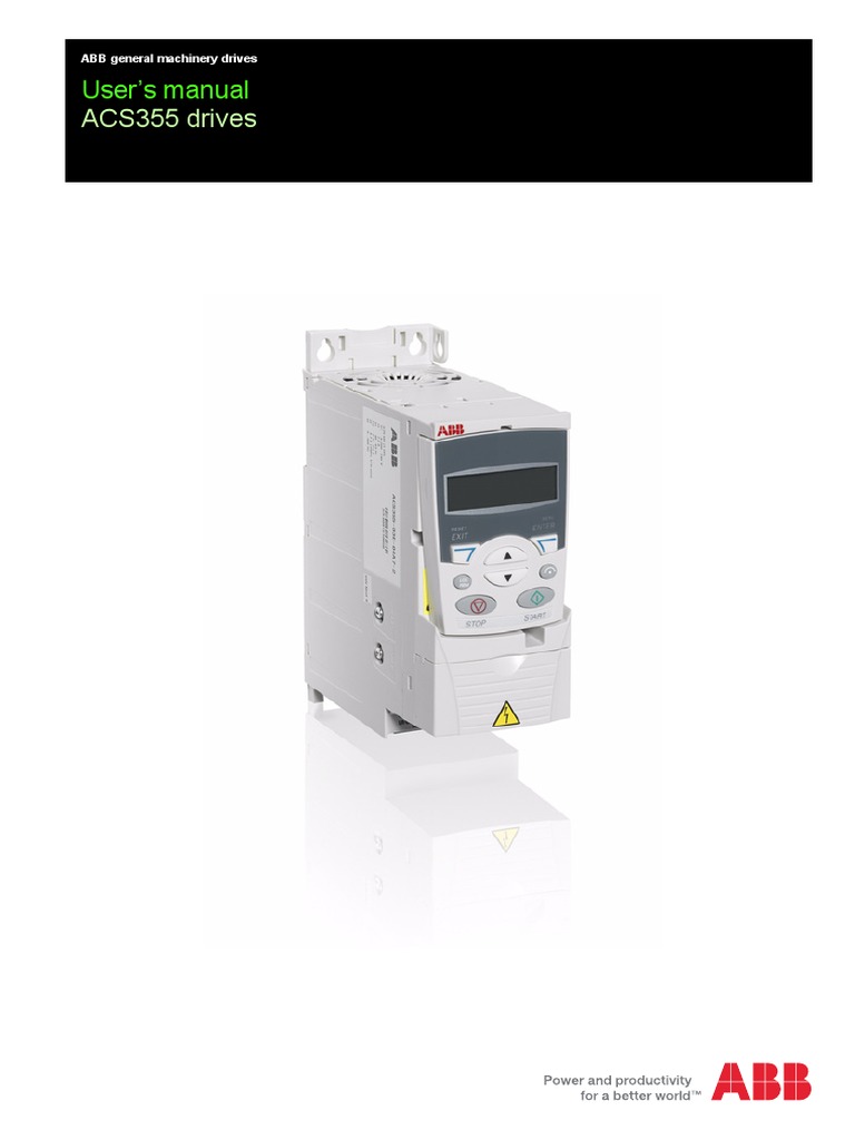 ABB+ACS355 Usermanual PDF | PDF | Electricity | Electromagnetism