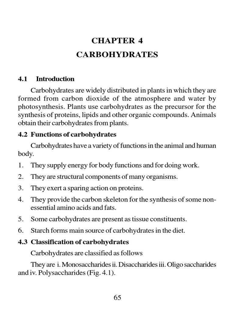 Introduction of Carbohydrates | PDF | Carbohydrates | Glucose