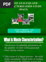WACS-Guidelines Final | PDF | Waste Management | Sampling (Statistics)