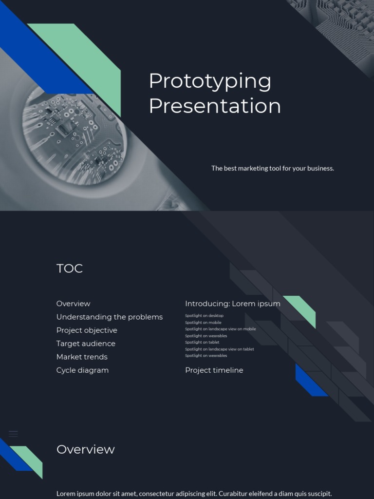 Prototyping Presentation for Marketing | PDF | Business