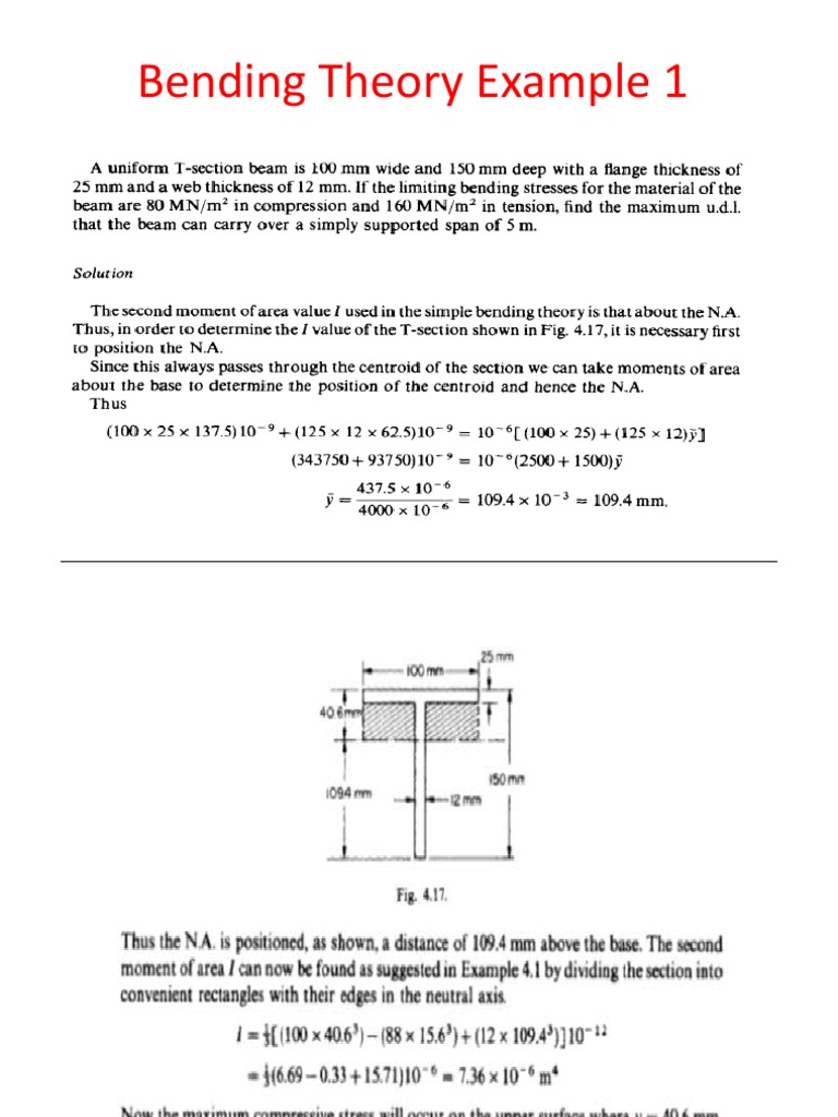 7 - Bending Stress Examples | PDF