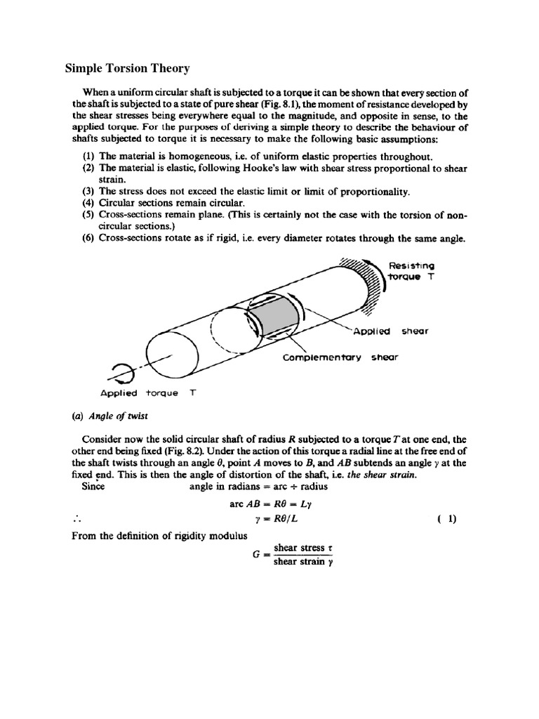 4 Simple Torsion Theory and Examples | PDF
